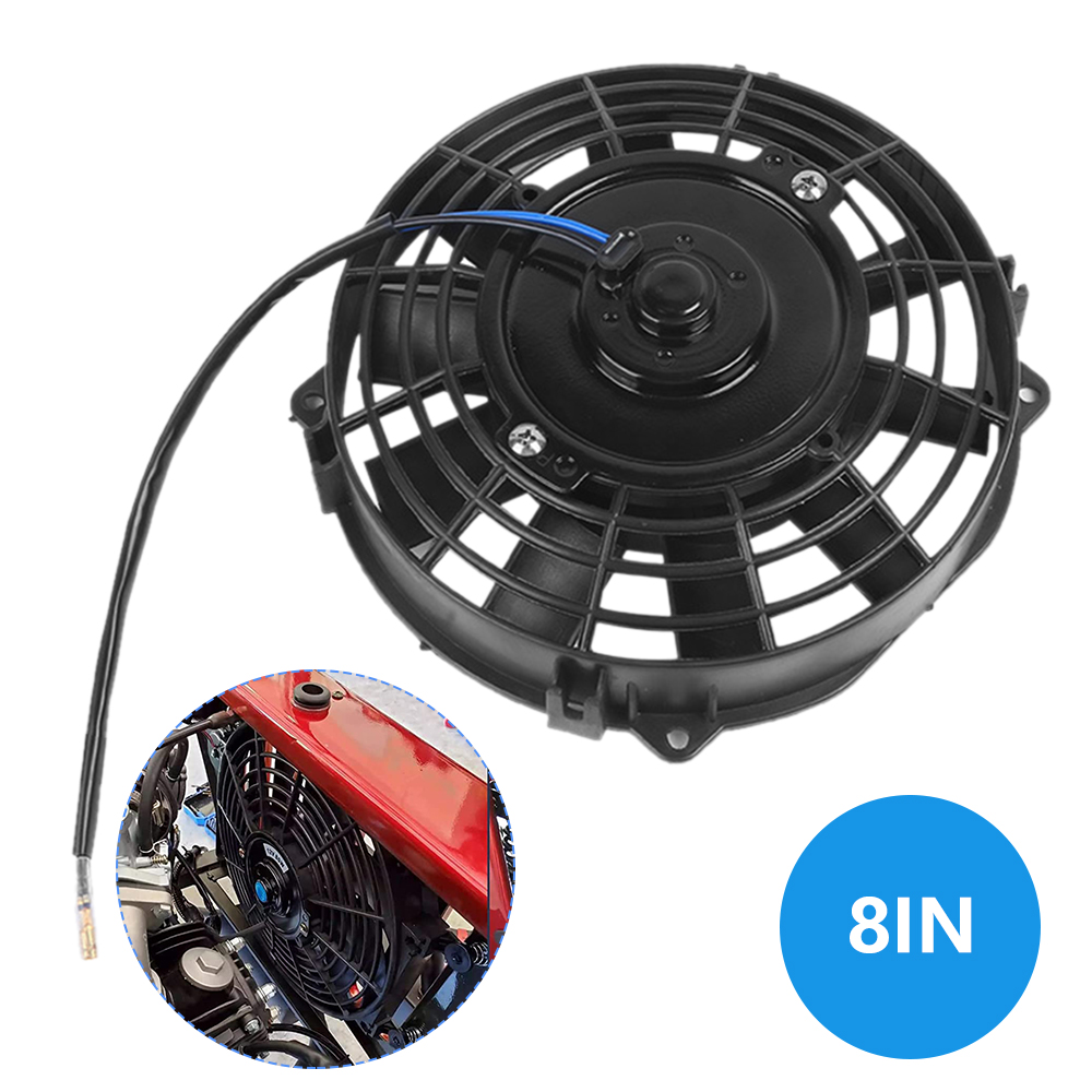 Auxiliary Fan Assembly Universal 8/10 inch 12V 80W Push / Pull High ...