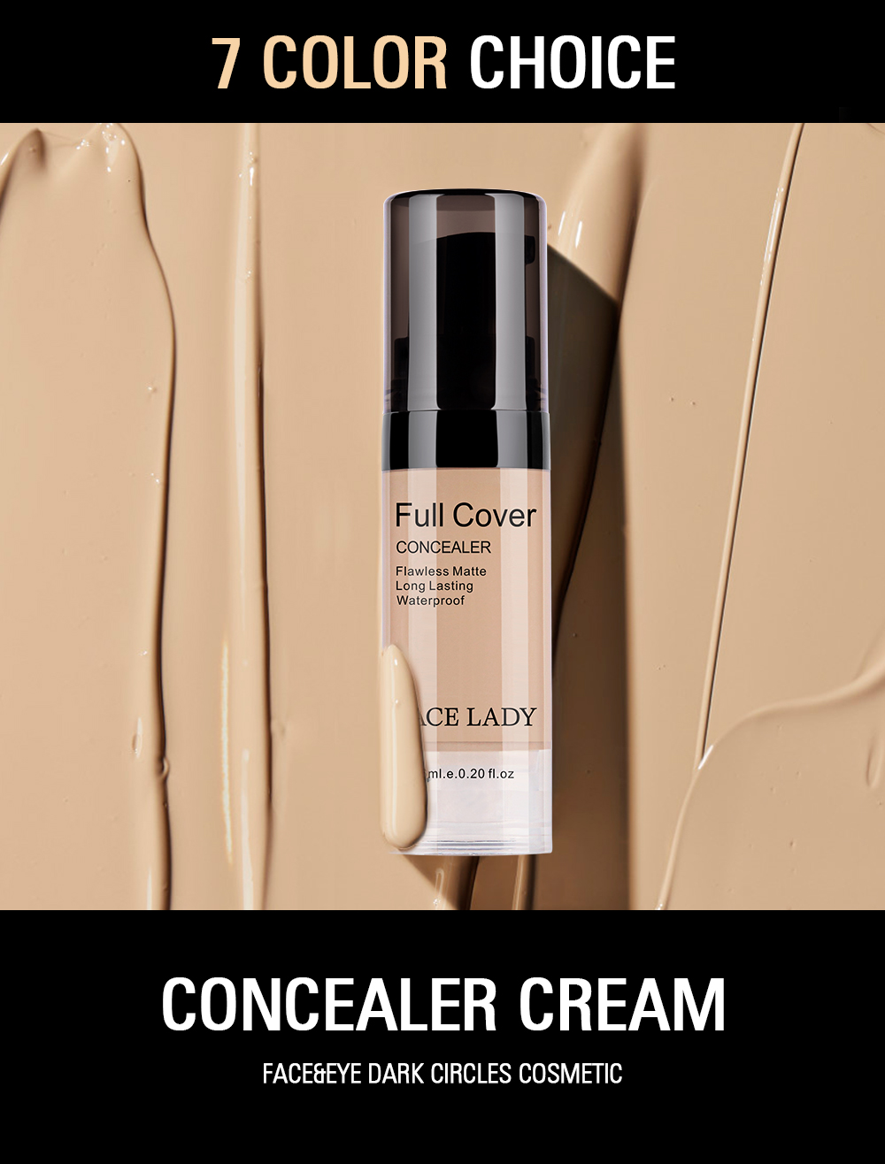 SACE LADY Full Coverage Concealer High Cover Flawless Waterproof ...