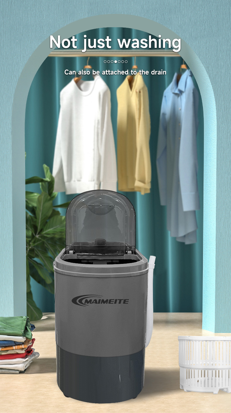 Maimeite 4.5KG mini washing machine automatic portable washing machine ...