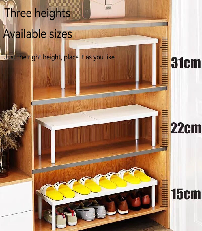 Retractable shoe cabinet layered partition shoe rack compartment ...