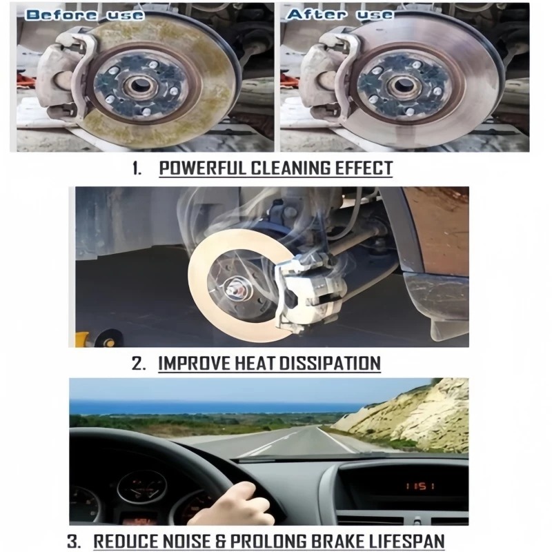 450ml Brake Disc Maintenance Car Motorcycle Brake Disc Cleaner To ...