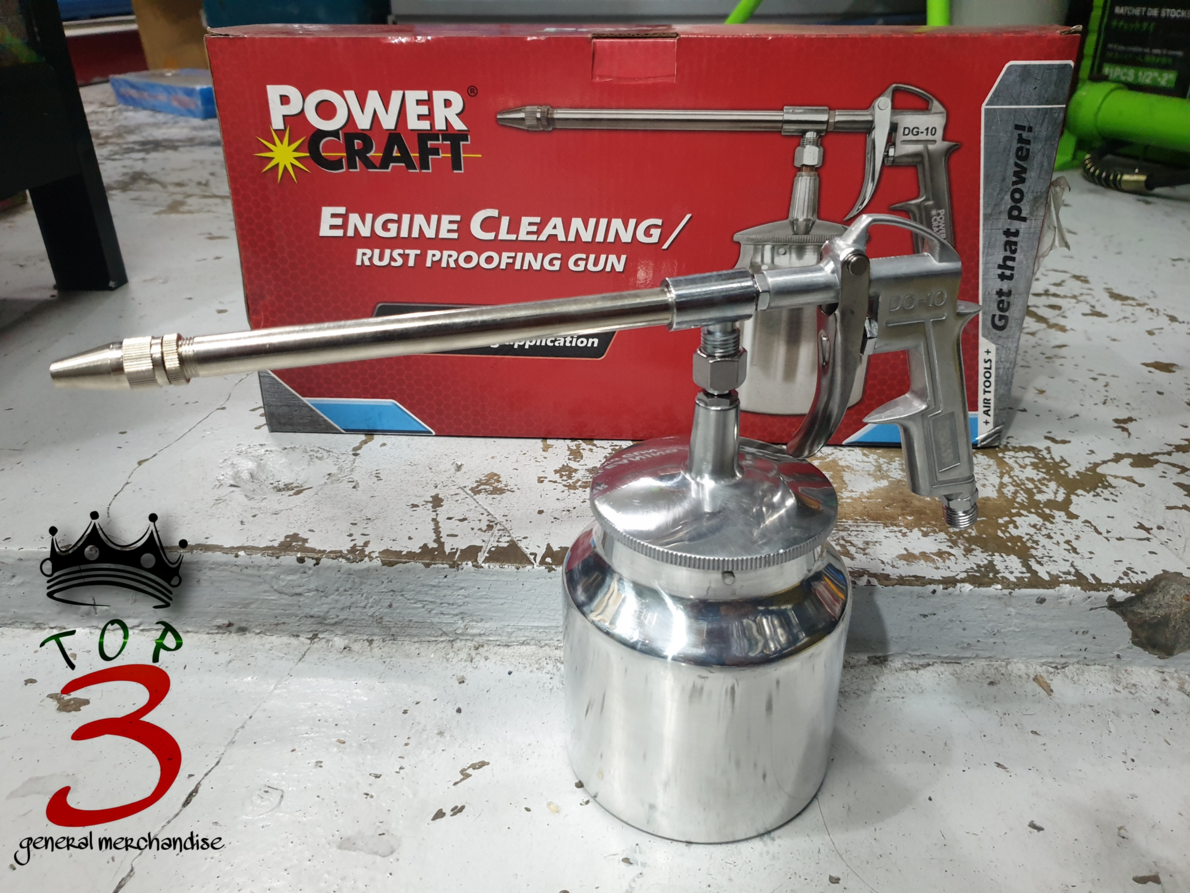 PowerCraft Pneumatic Spray Gun Engine Cleaning / Rust Proofing Gun ...