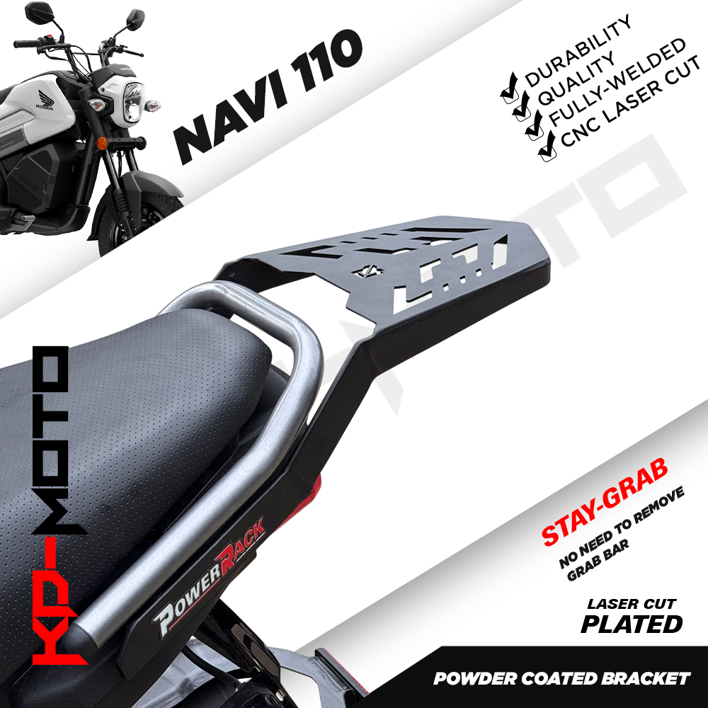 HONDA NAVI 110 TOP BOX BRACKET / STAY GRAB/ NAVI 110 ACCESSORIES ...