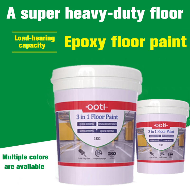 【1KG】3 in 1 Epoxy Flooring Paint Epoxy Resin Floor for Warehouse ...