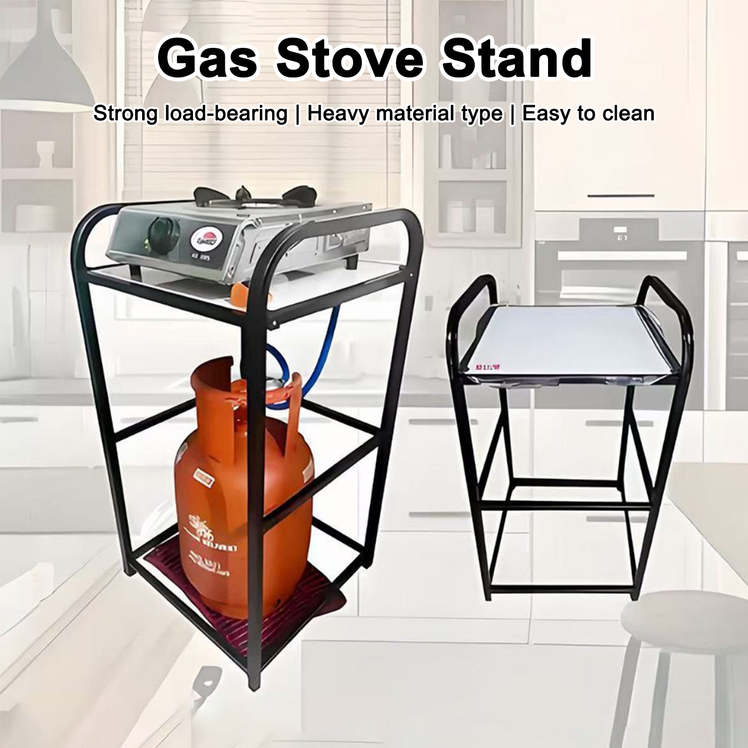 Heavy Duty Gas Stove Stand Rack Stove Organizer Stainless Patungan Ng ...