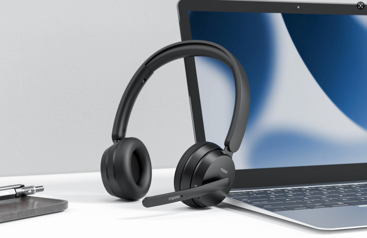 Rapoo H200 Wireless Stereo Headset - Black | Shopee Philippines