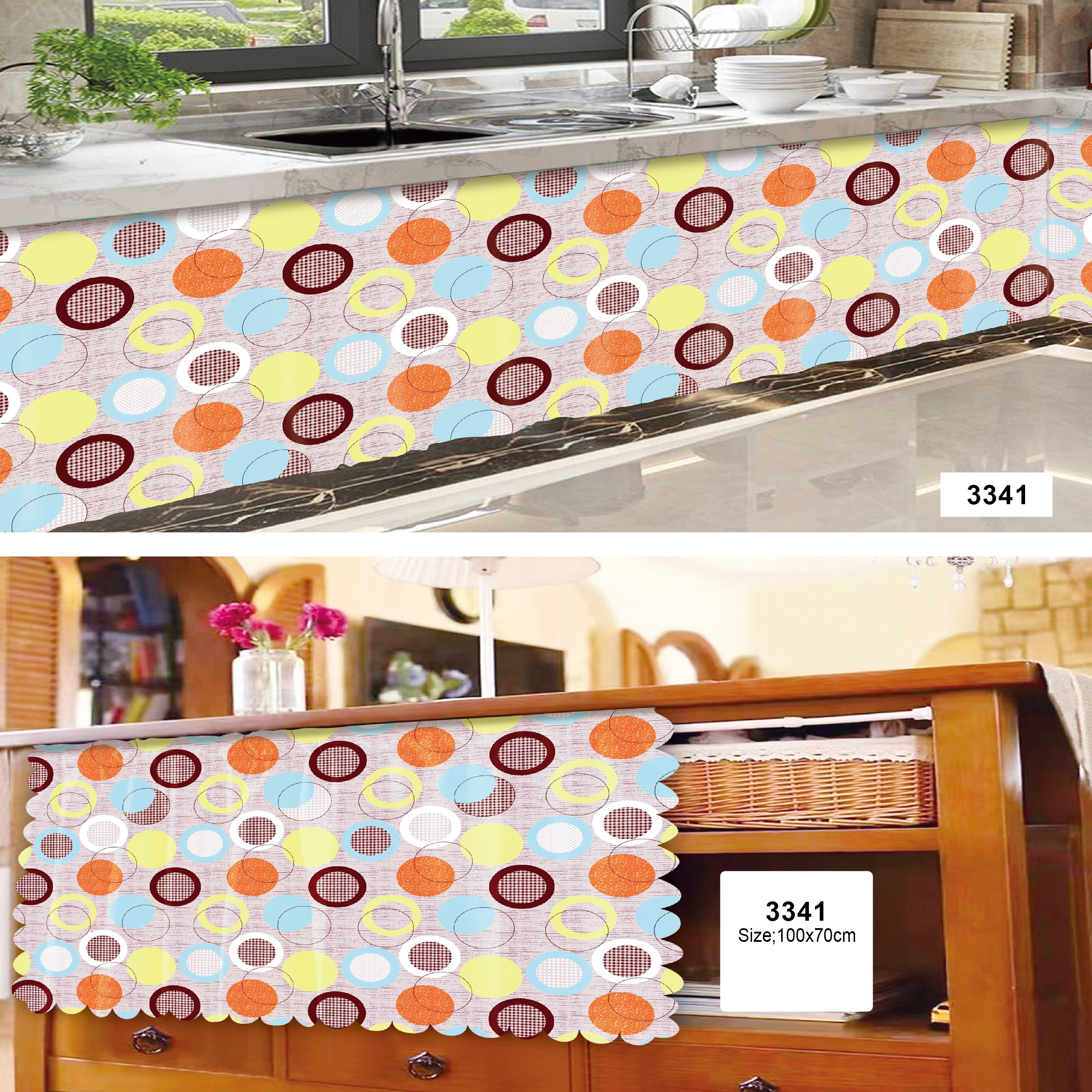 Curtain 3 For 100 Makapal Lababo Kitchen Curtain Kurtina Sale Free ...