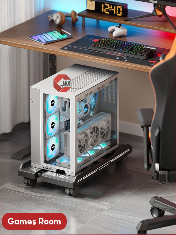 Universal CPU Holder with Silent Rollers - Fits Tower/Desktop PCs up to ...