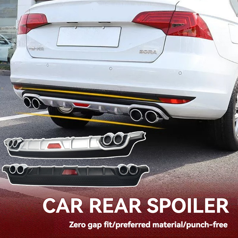 Car Rear Rear Bumper Diffuser Universal Lip Anti Bump Scratch High ...