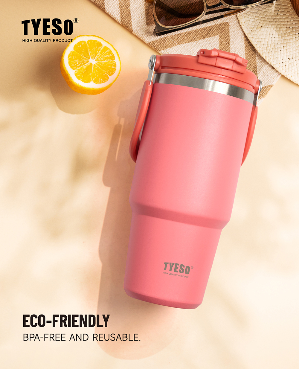 TYESO New Multipurpose Vacuum Insulated Tumbler Upgraded Coffee Mug ...