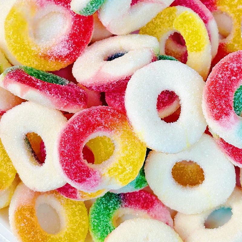 【COD】1kg Ring gummy Candy 190-200pcs soft candy 1000g grams Gummi ...