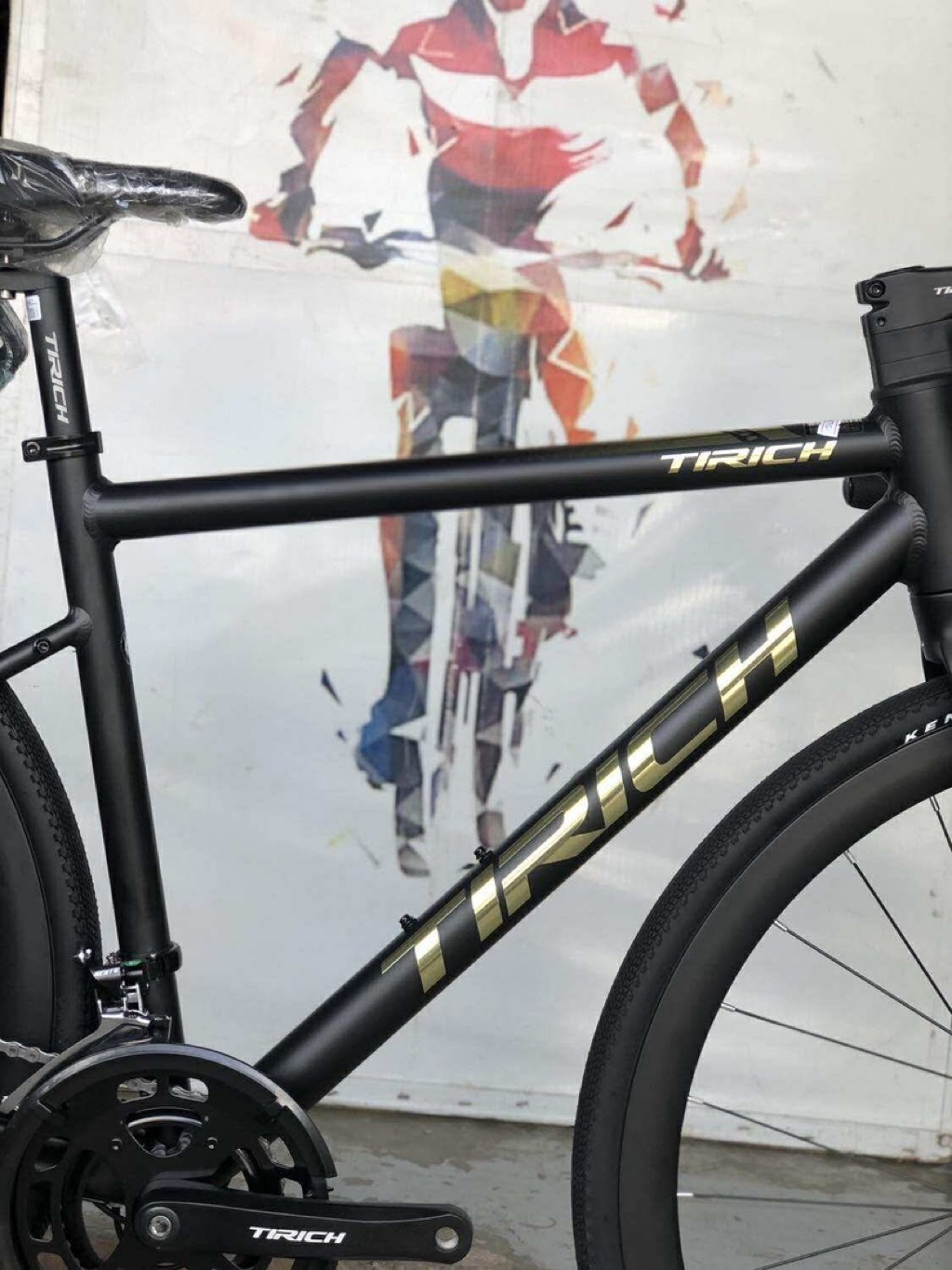 Tirich GT32 700c Gravel Bikes 2*9Speed Alloy With Freebies Fully Internal Cabling | Shopee ...