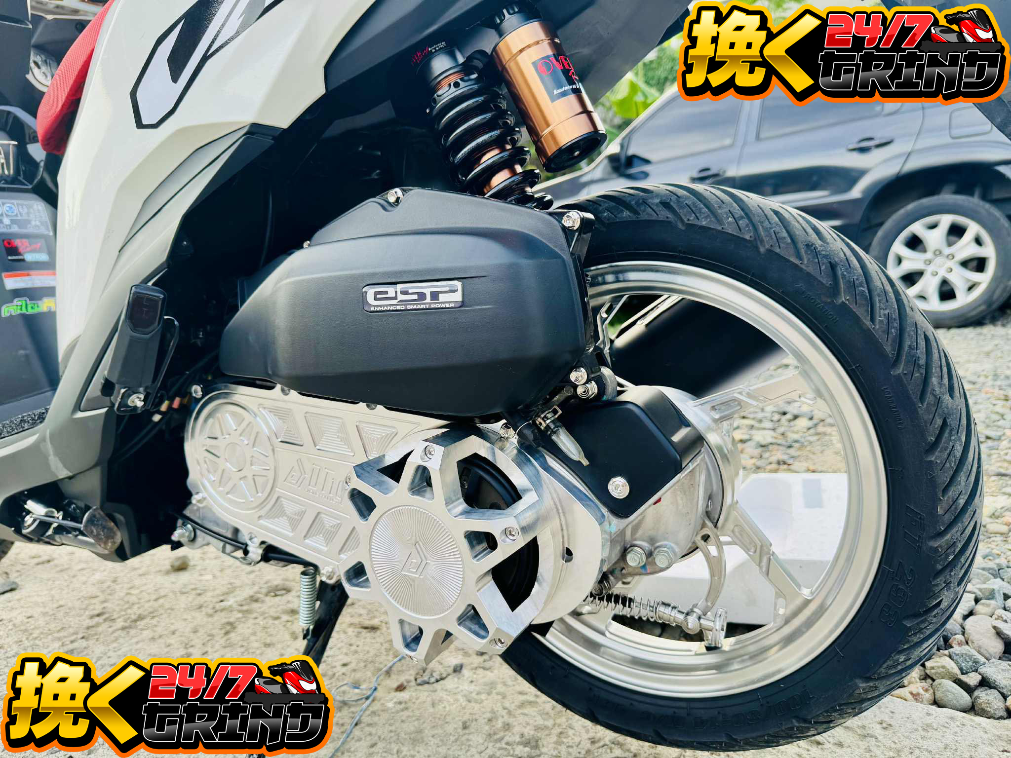 DT10 Crankcase Cover CNC Billet 2 in 1 Cover For Honda CLick 125 / 150 ...