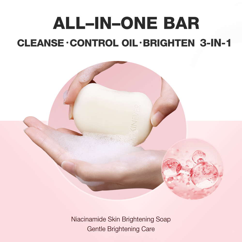 (Buy 1 Take 1)SKINEVER Salicylic Acid Soap Niacinamide Brightening ...