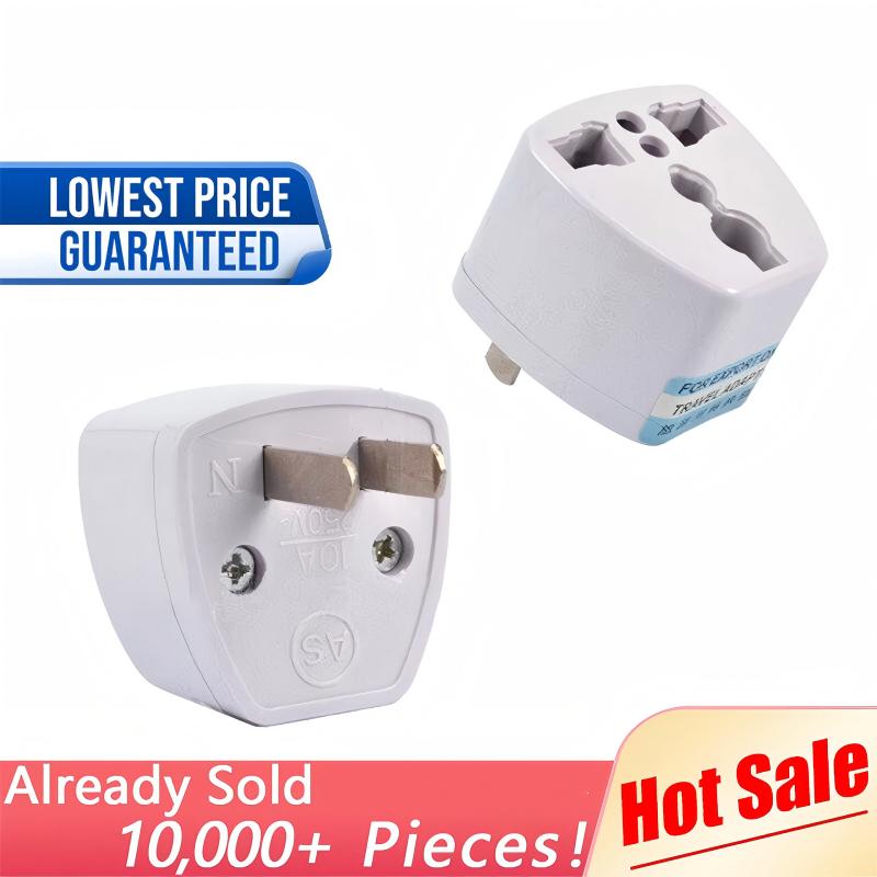 KOVEX 3 Pin Plug Adaptor UK Convert To Universal, Plug Universal AC ...