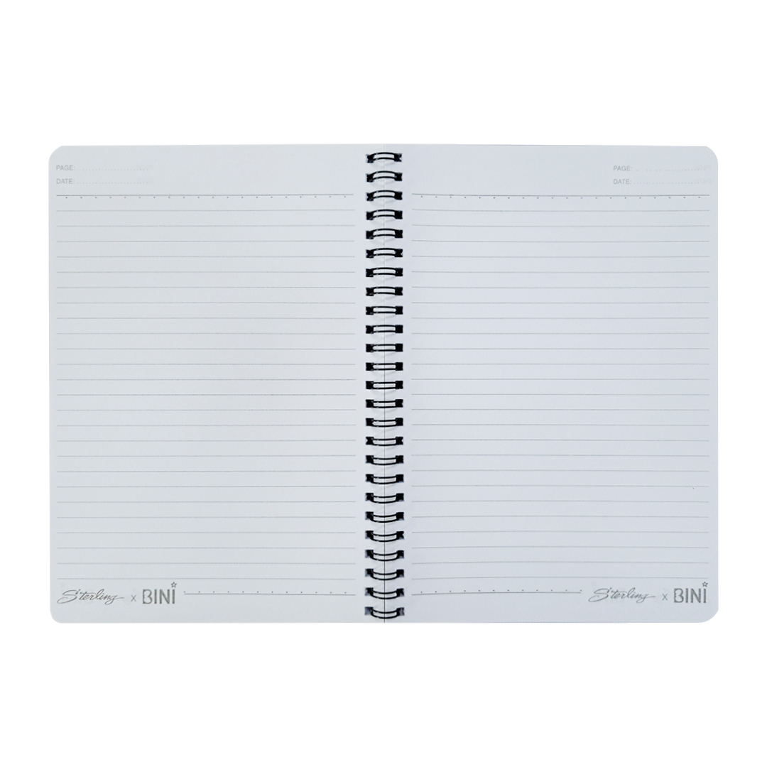 Sterling x Bini Y2K Spiral Notebook 685 80 Leaves with 1 Free Random ...
