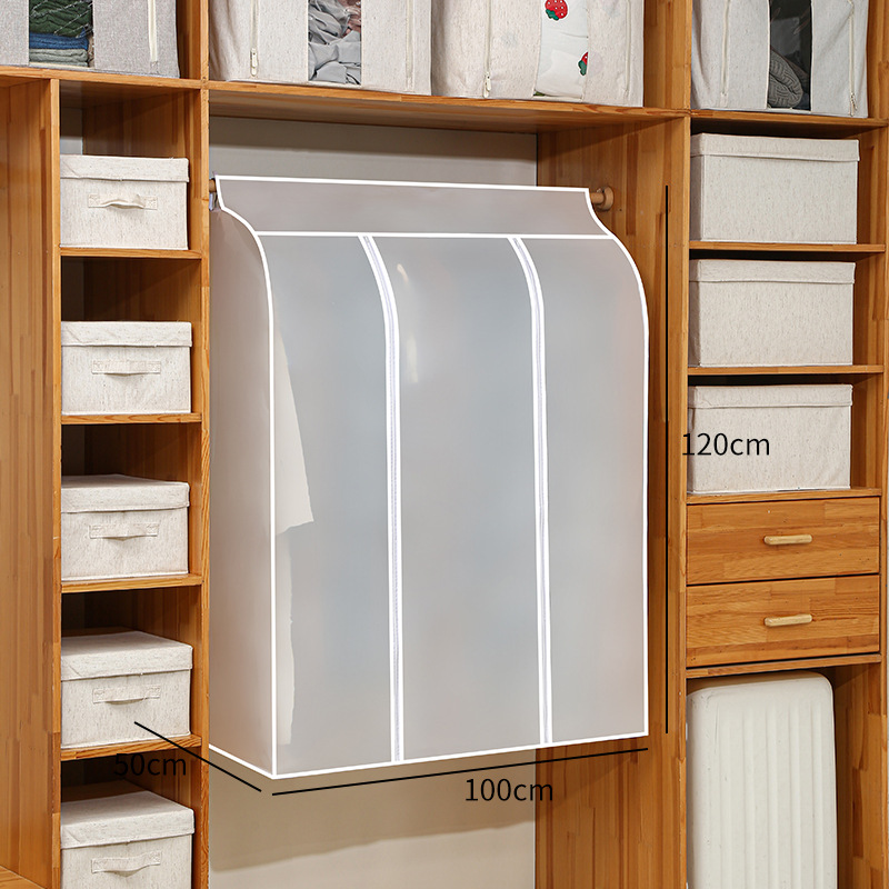 Clothes DustCover Wardrobe Clothes Storage Dust-proof Cover Hanging ...