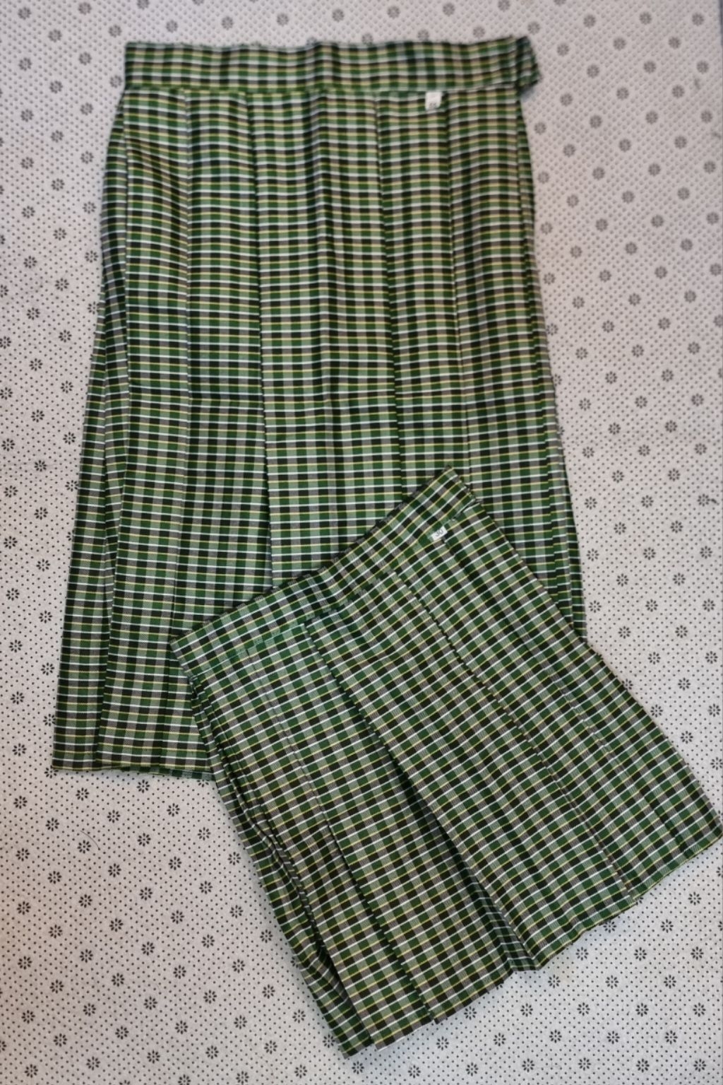 CHECKERD GREEN SKIRT UNIFORM(TAMBO and MANUYO ELEMENTARY) | Shopee ...