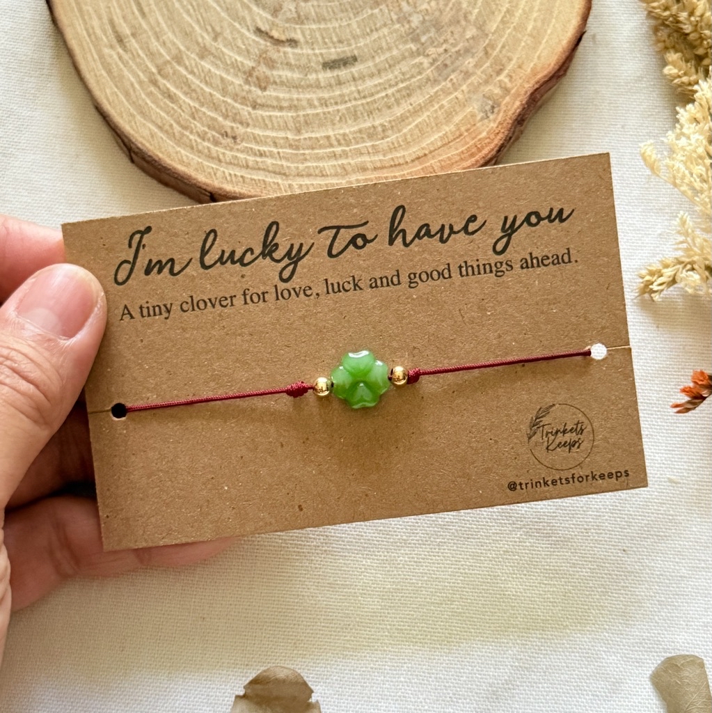 Clover Cord Bracelet • Gold Stainless Steel • Giveaway • Gift ...