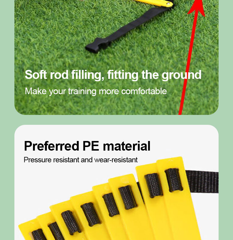 Portable Agility Ladder Training Obstacle Rope Football training Ladder ...