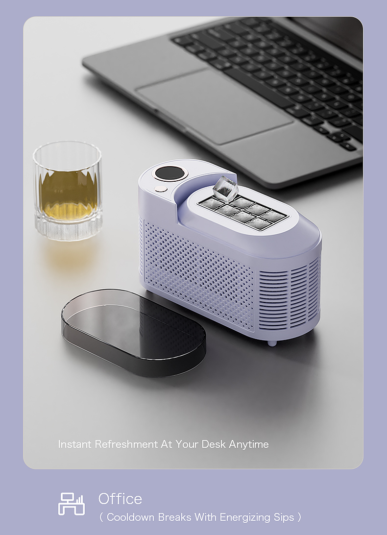 EXPED SMART Ice maker Machine Automatic Household Smart Touch Ice Cube ...