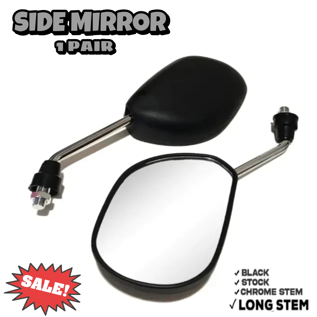 HONDA XRM 115 - SIDE MIRROR CHROME STEM | LONG STEM STOCK TYPE |HIGH ...