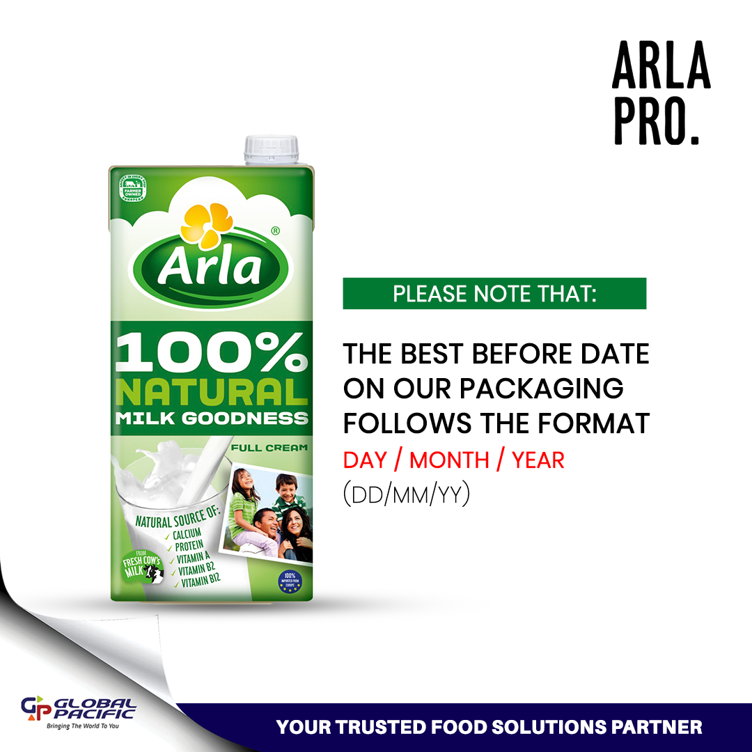 Arla Milk Goodness Full Cream Milk 1L Set of 6 | Shopee Philippines