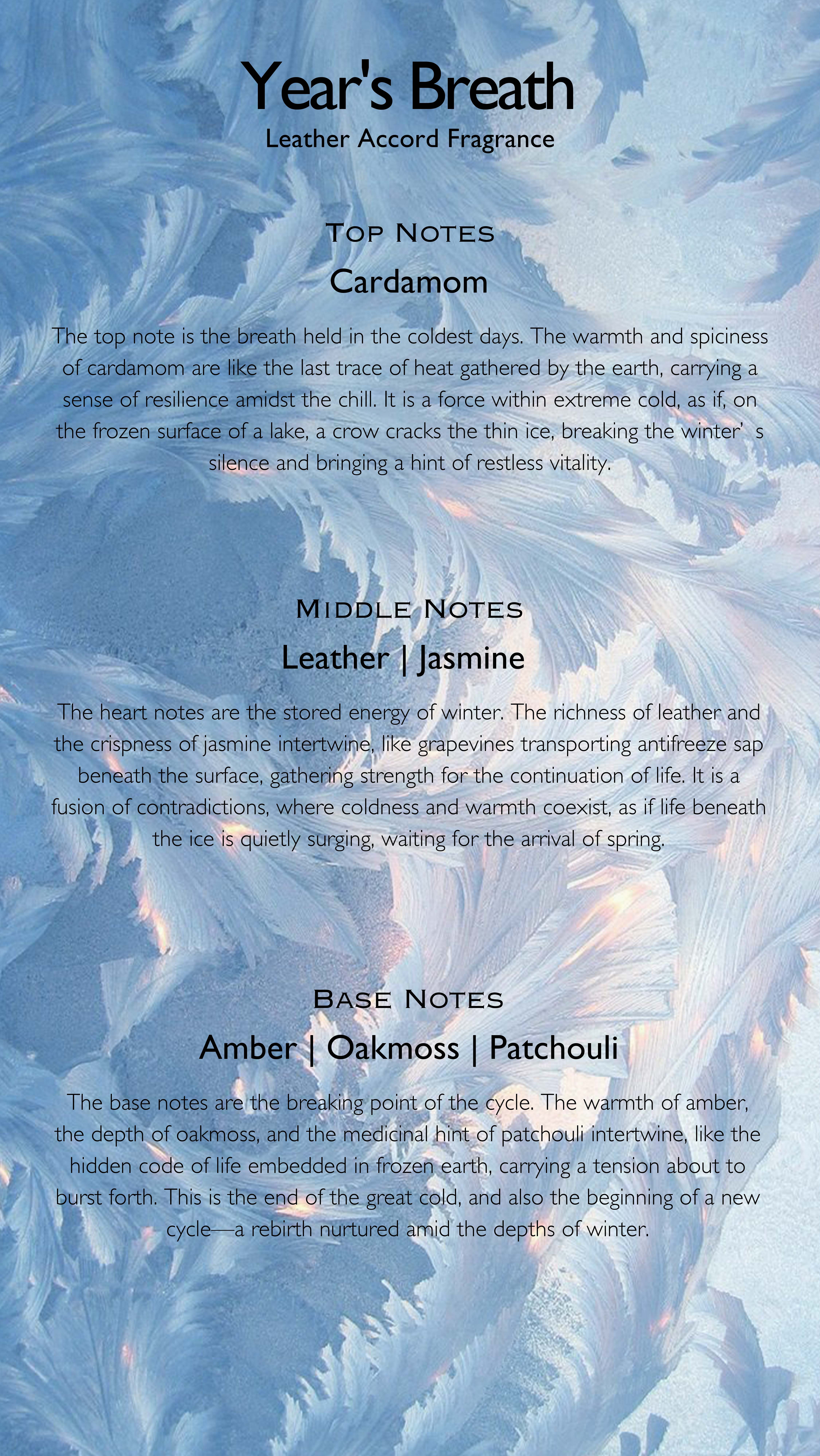 WUWEI Season Perfume - YEAR'S BREATH Long Lasting Perfume EDP 50ML ...