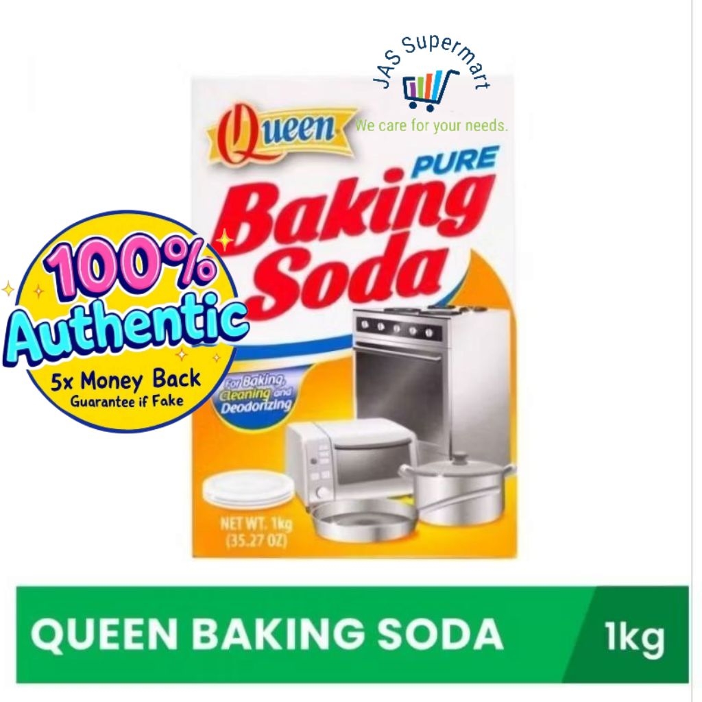 " Queen Pure Baking Soda 1kg | Shopee Philippines
