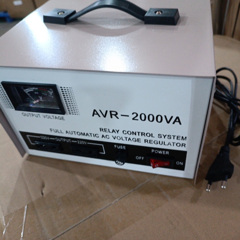 AVR-2000VA Automatic Voltage Regulator AVR 220V 110V Output for TV Ref ...