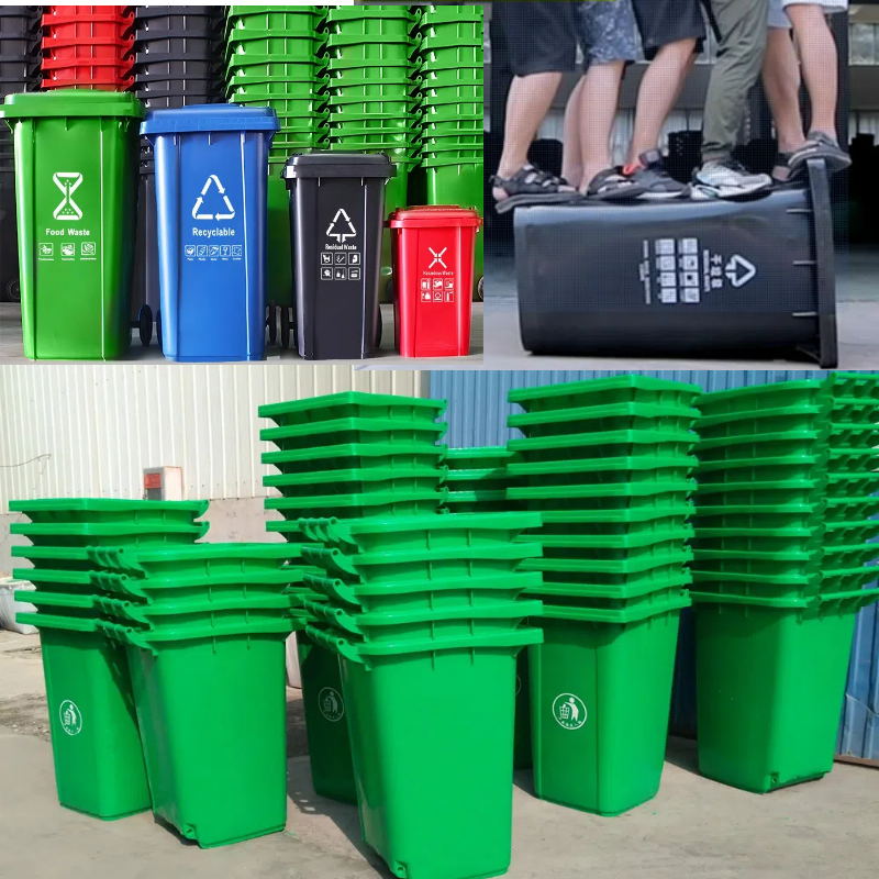 Outdoor Large Trashcan basurahan 30L/50L/100L/120LFood/Commercial and ...