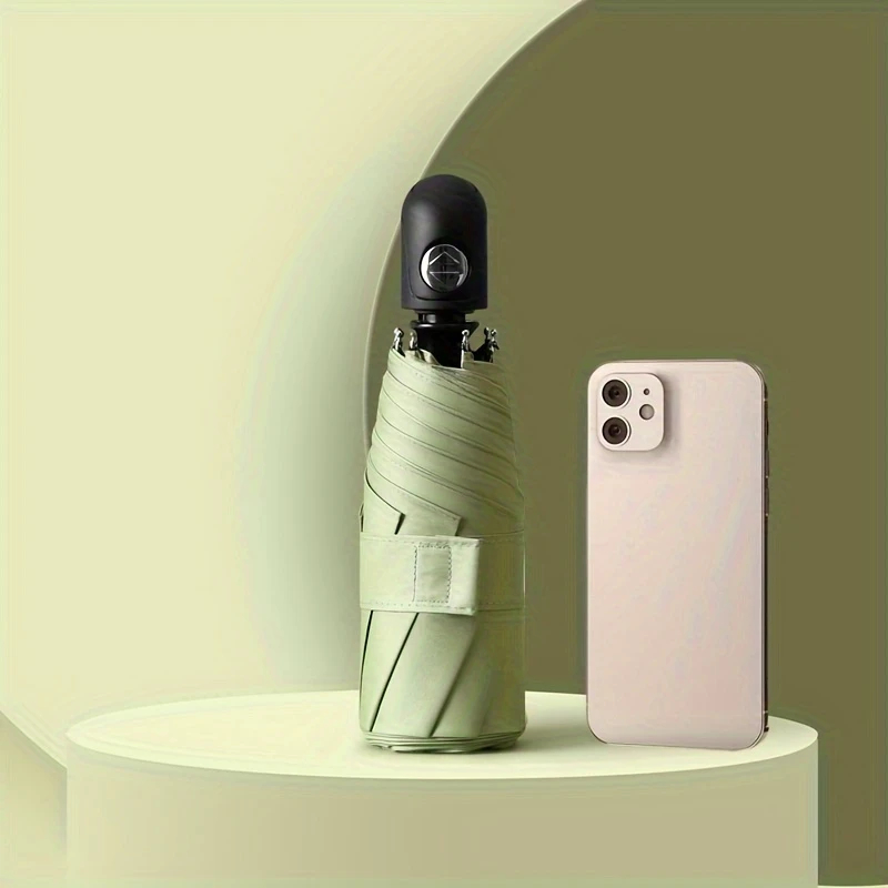 Automatic Umbrella UV Protection Mini Umbrell 8Ribs/6Ribs Folding ...