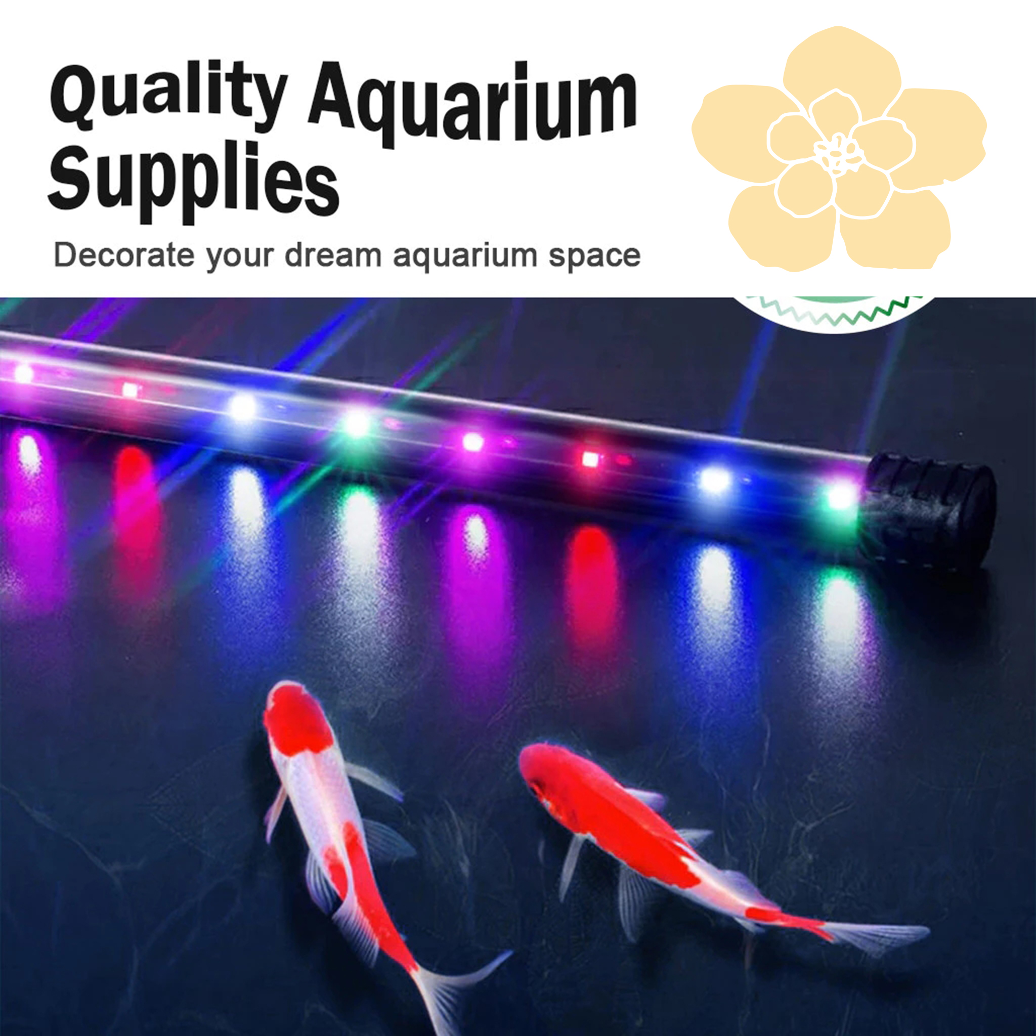 Luxy Aquarium Light Blue White Fish Tank LED Light Waterproof Aquarium ...