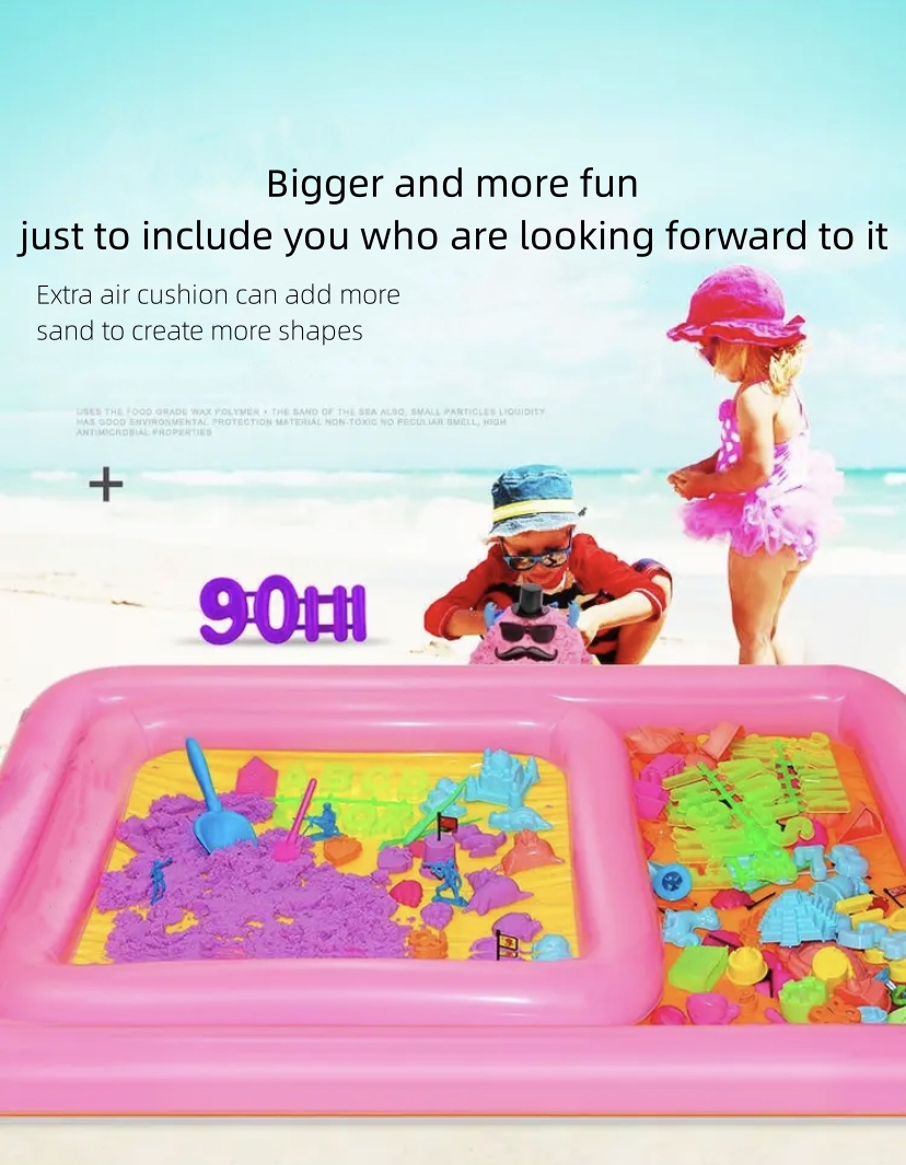39 Molds Magic Space Sand Set Inflatable Cushion Safe Non-Toxic ...