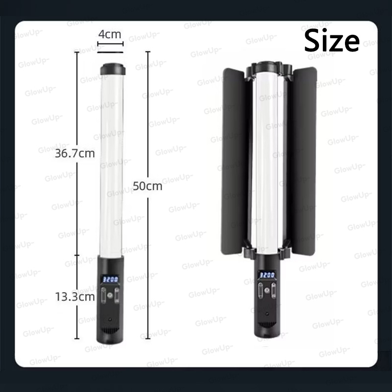 RGB Handheld Light Wand LED RGB Stick 3000K-6000K Photography Lighting ...