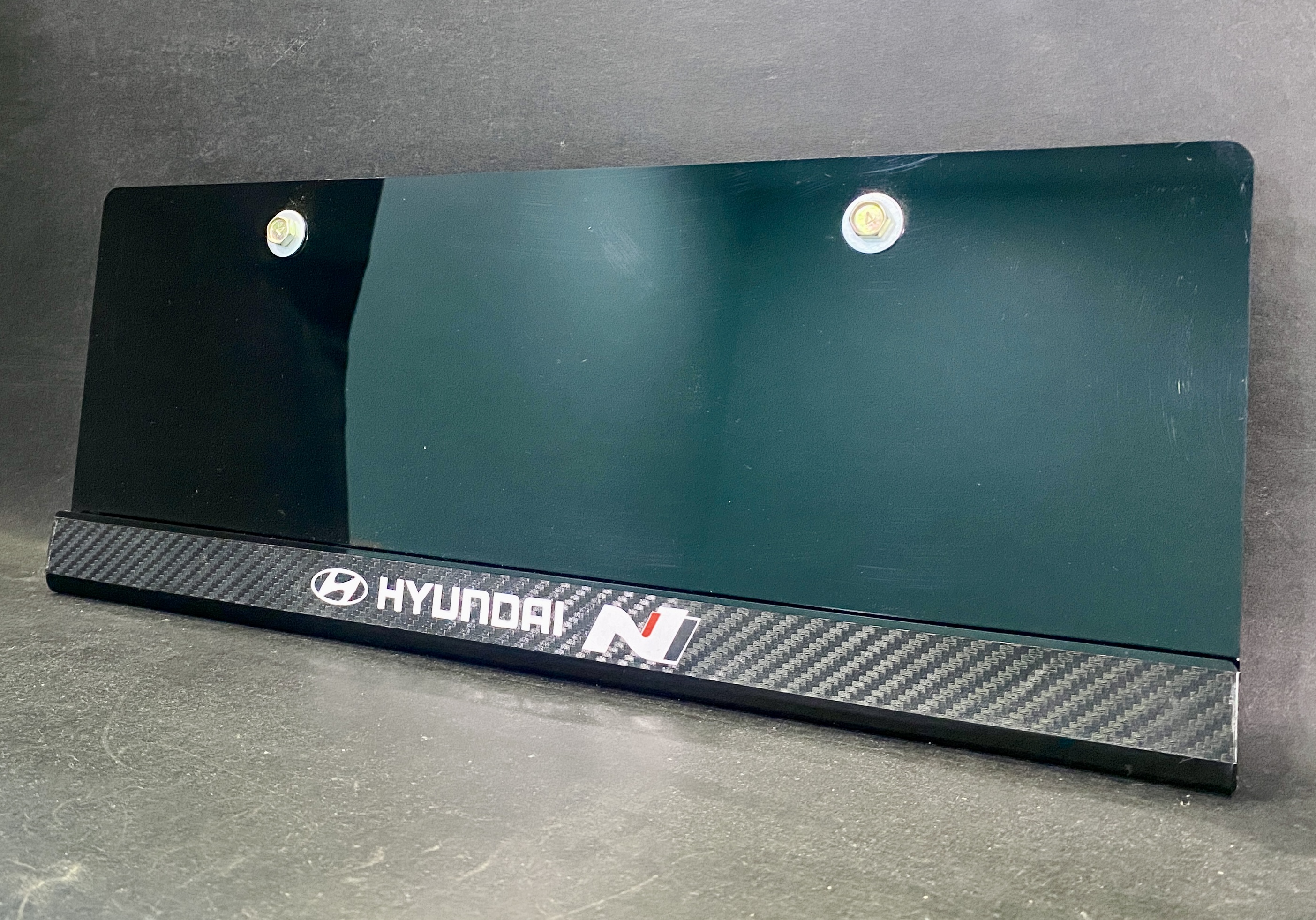New Generation Car Plate Number Plate Frame for Hyundai N-Sport Carbon ...