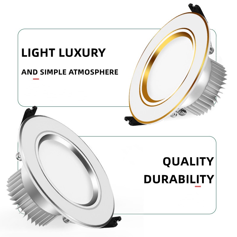 5W LED Tricolor Down Light Ceiling Light LED Pin Light Spotlight LED ...