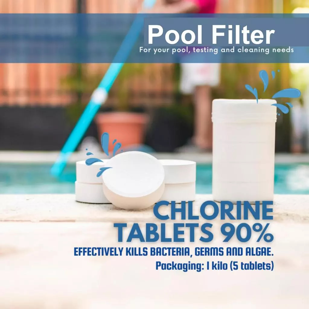 1 PACK Chlorine Tablets for Swimming Pool Slow Dissolving TICA TCCA ...