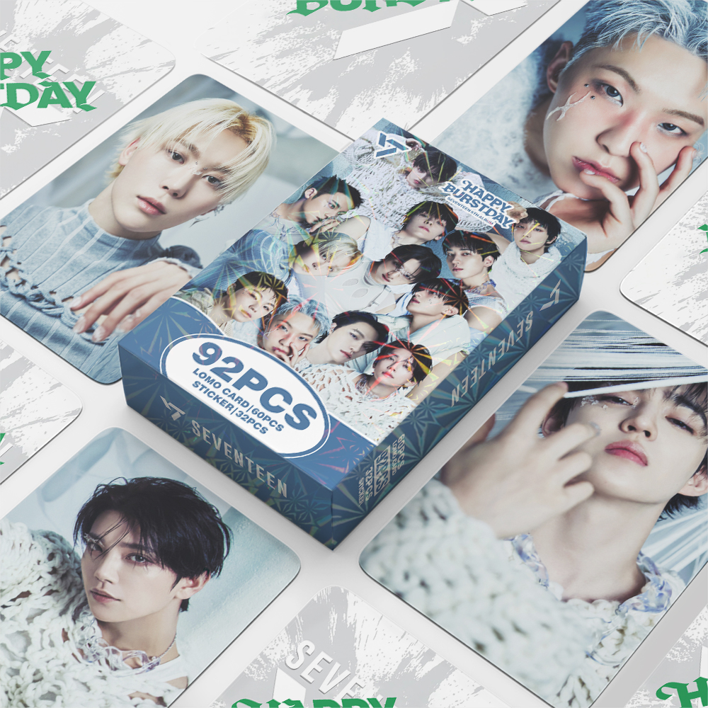 55/92Pcs/box Seventeen Photocards Album Seventeen LOVE MONEY FAME LOMO ...