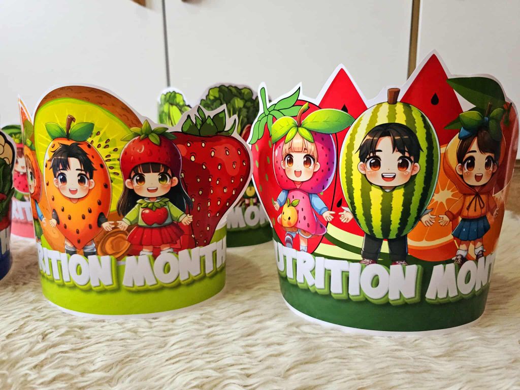 Nutrition Month Healthy Foods Hat Head Dress | Shopee Philippines