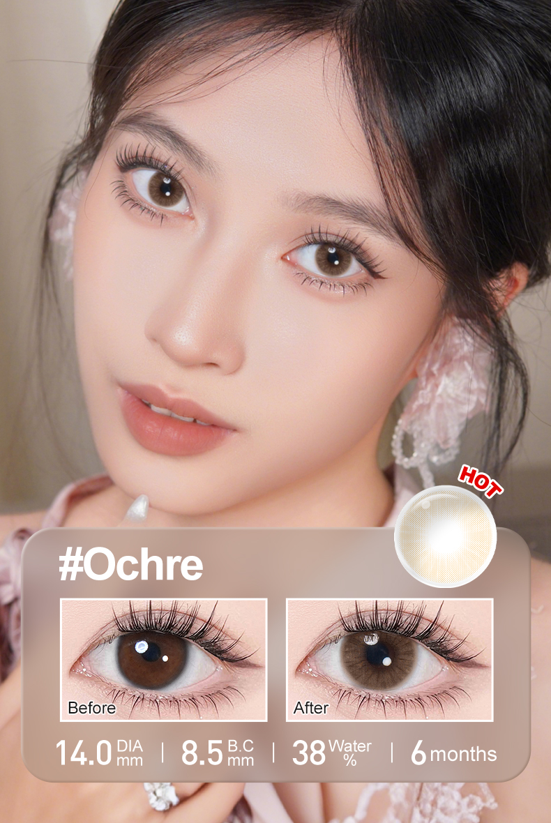 Magister Contact Lenses Graded Queen Ochre Icy Gray Graphite Amber ...
