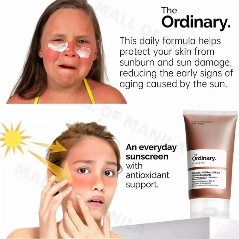 The Ordinary UV Sunscreen SPF 30 PA+++ 50ml - Broad Spectrum Protection ...