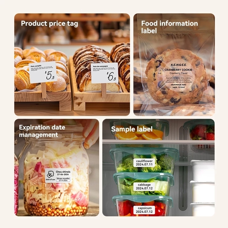 Nimbot B1 Food&Beverage Printer Smart Bluetooth Portable Inkless Thermal Label Printer | Shopee ...