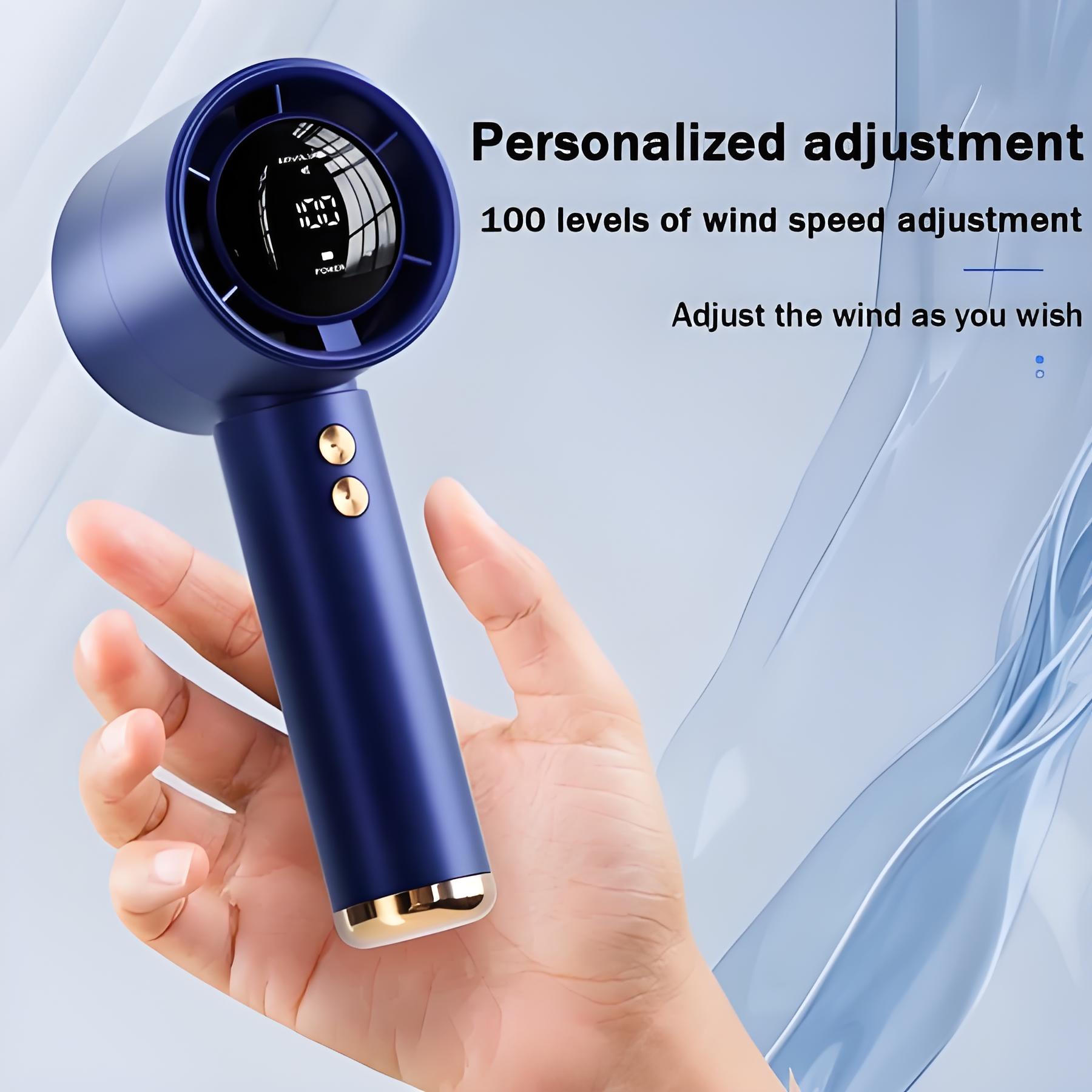 ⚡24H Delivery⚡ N68 Mini fan Rechargable Portable Turbo Fan 0-100 Level ...