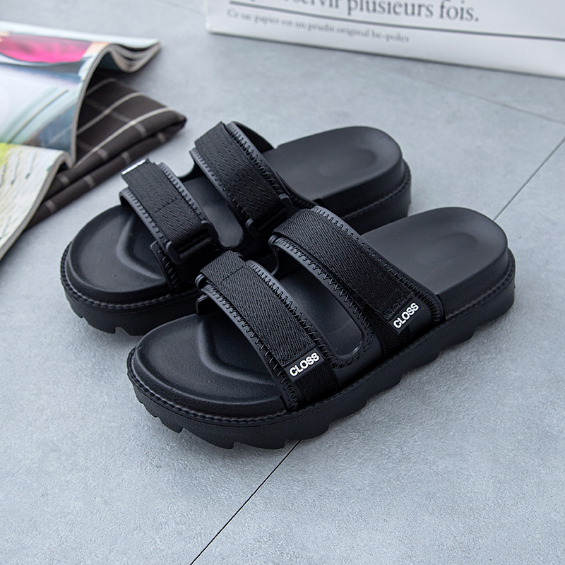 【𝐙𝐋𝐀𝐂𝐊】Closs Korean Summer Women Solid Sandals Open Toe Casual EVA ...