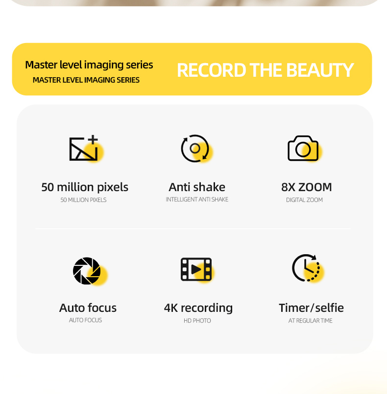 Portable Kids Camera CCD HD Digital Camera Birthday Gift | Shopee ...