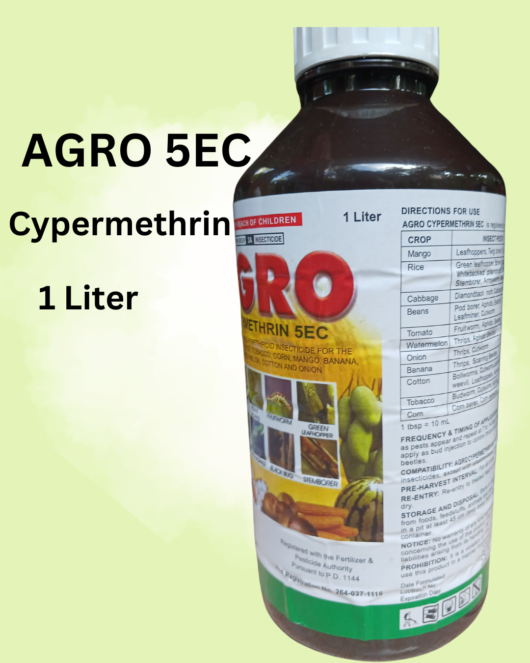 Agro 5ec cypermethrin 1 liter | Shopee Philippines