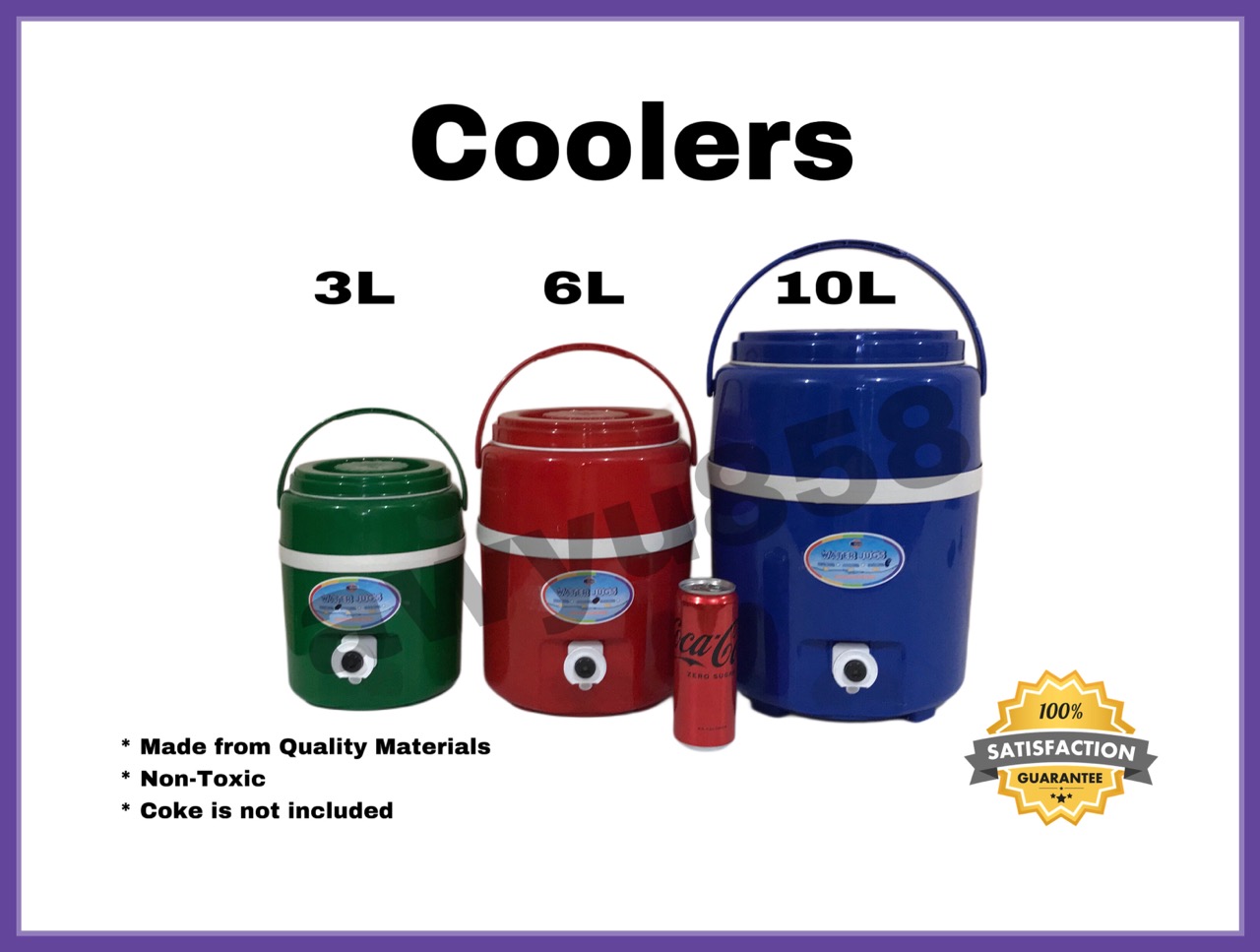 Water Cooler Jug (3-6-10) Liter Capacity | Shopee Philippines