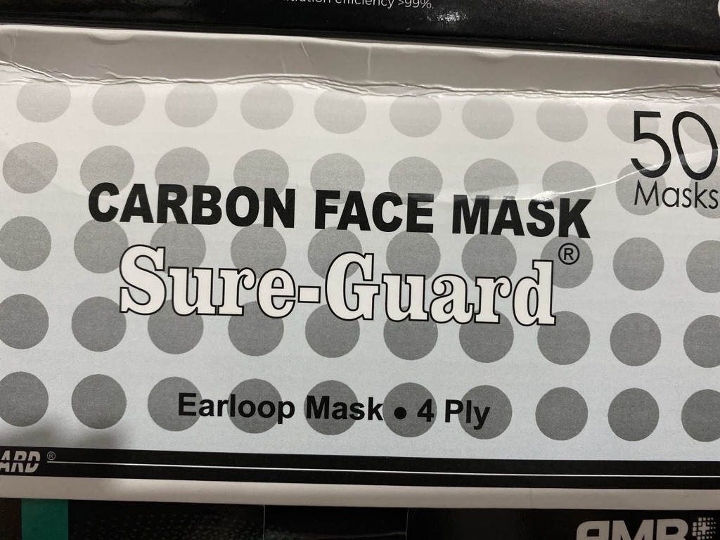 CARBON FACEMASK SURE-GUARD | Shopee Philippines