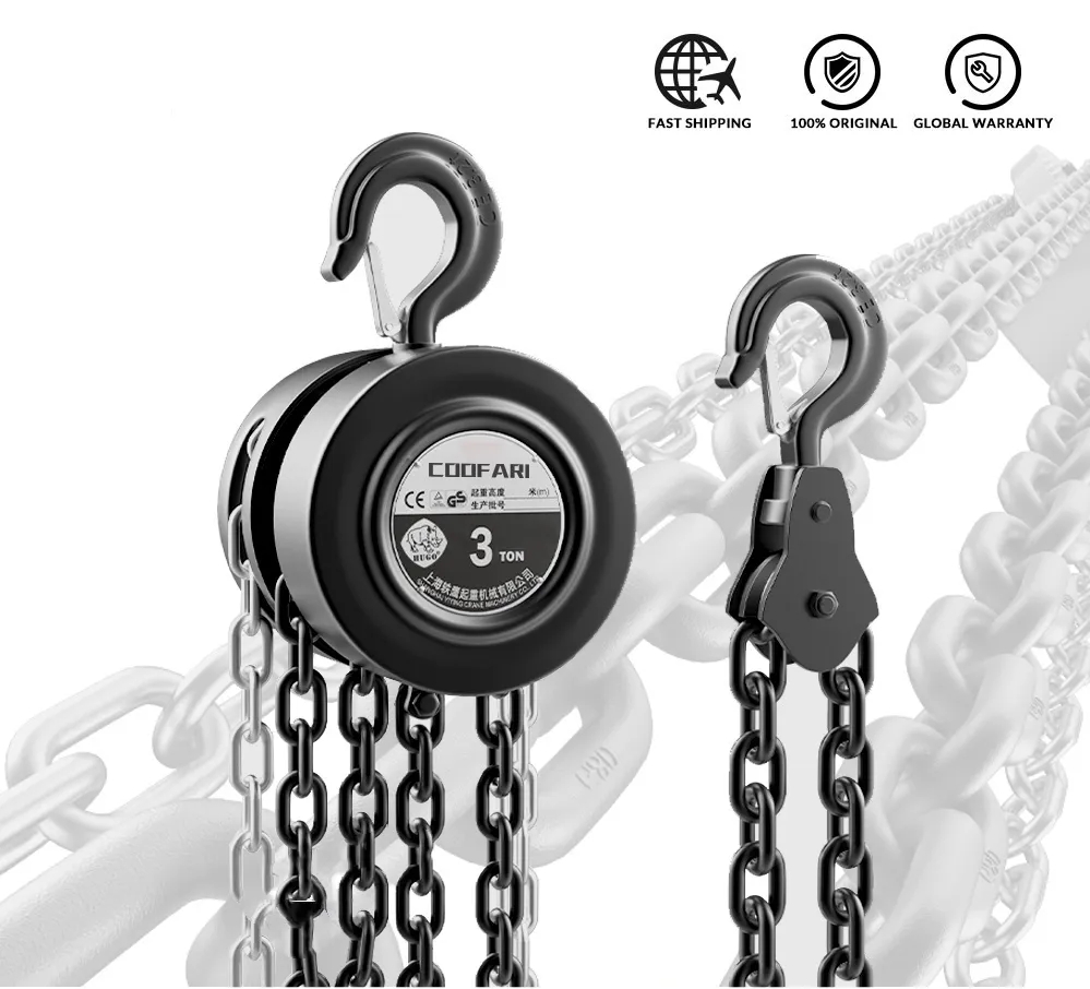 1/2/3 Tons Chain Block / Lifting Chain 1/2/3/5 Tons Weight Capacity ...